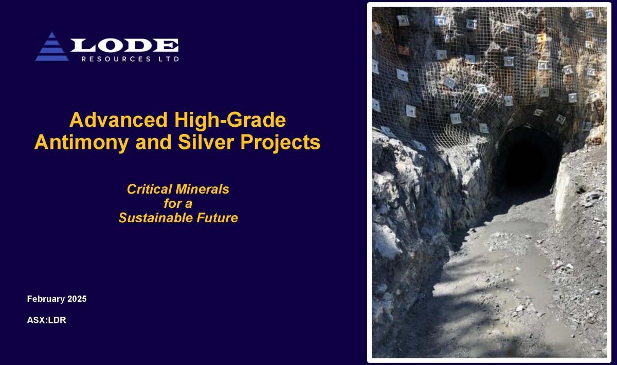 Investor Centre - Lode Resources